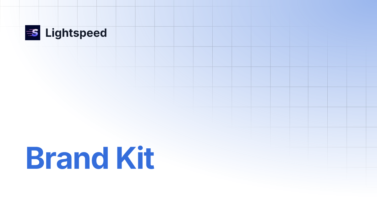 Brand Kit | Lightspeed